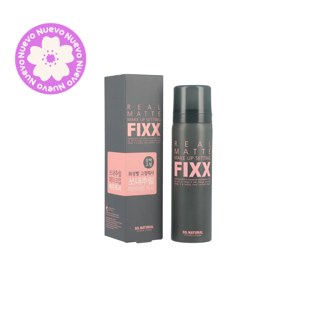 SO NATURAL - REAL MATTE MAKEUP SETTING FIXX, 75ml – UNMYEONG Beauty Care